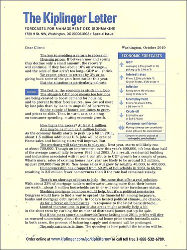 KIPLINGER LETTER｜定期購読 - 雑誌のFujisan